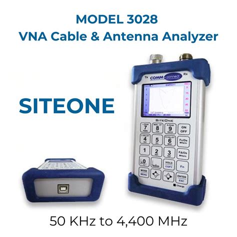Siteone 3028 Cable Antenna And Vector Network Analyzer