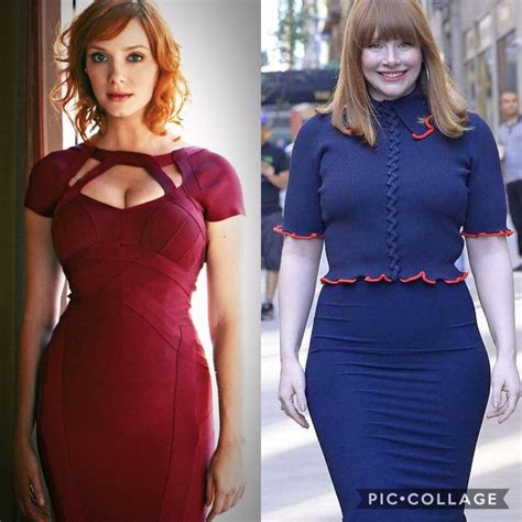 Christina Hendricks Vs Bryce Dallas Howard R Celebbattles
