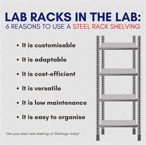 Lab Racks In The Lab 6 Reasons To Use A Steel Rack Shelving Strategator