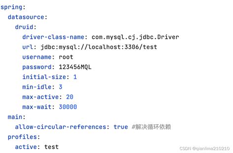 Druid数据源配置 Csdn博客