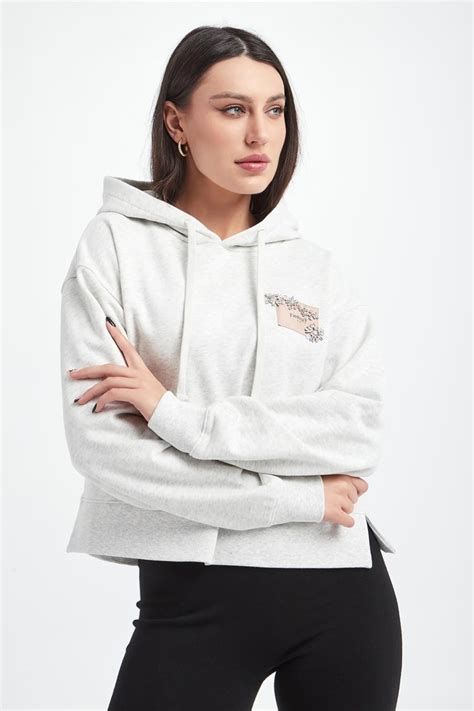 Bluza Damska Twinset Szary Relaxed Tp M Sklep Velpa Pl