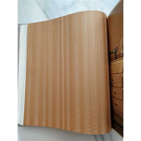 Jual Wallpaper Dinding Vinyl Korea Timbul Wall Pro Polos Coklat Shopee Indonesia