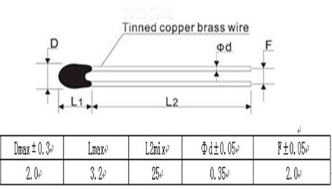 Precision Package Epoxy Radial Ntc 10k Thermistor Temperature Probe