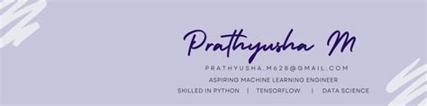 Prathyusha M Intrested In Data Scientist Ml Engineer Designing