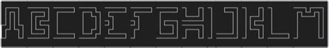 METAVERSE Hollow Inverse Otf 400 Font Decorative Display What Font Is