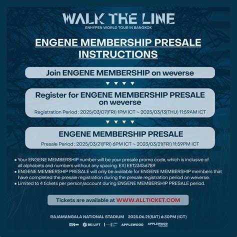 ENHYPEN WORLD TOUR WALK THE LINE IN BANGKOK Concert