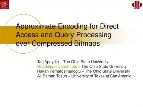 ppt approximate encoding for direct access and query processing over