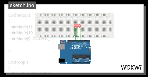 Breadboard Wokwi ESP32 STM32 Arduino Simulator