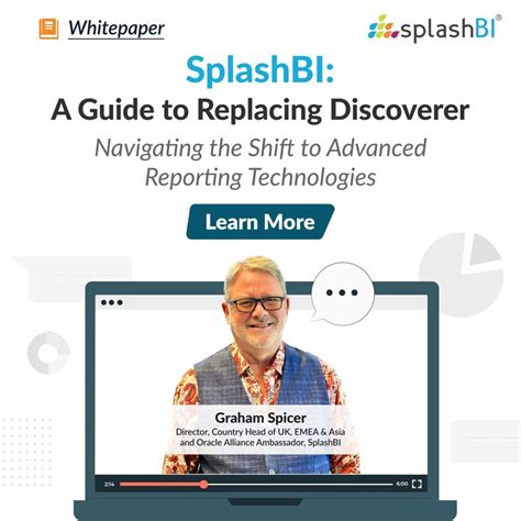 How To Replace Discoverer With Graham Spicer Splashbi Posted On The Topic Linkedin