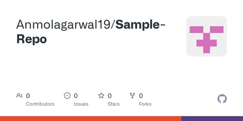 GitHub Anmolagarwal19 Sample Repo