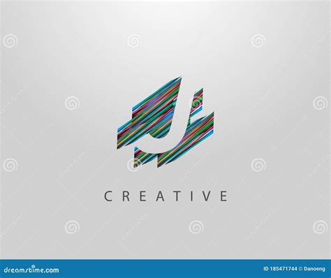 Creative J Letter Logo Modern Abstract Geometric Initial J Design