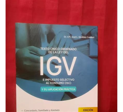 Texto Único Ordenado De La Ley Del Igv E Isc Cuotas Sin Interés