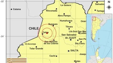 Un Fuerte Sismo Se Registró En Jujuy En La Noche De Este Martes