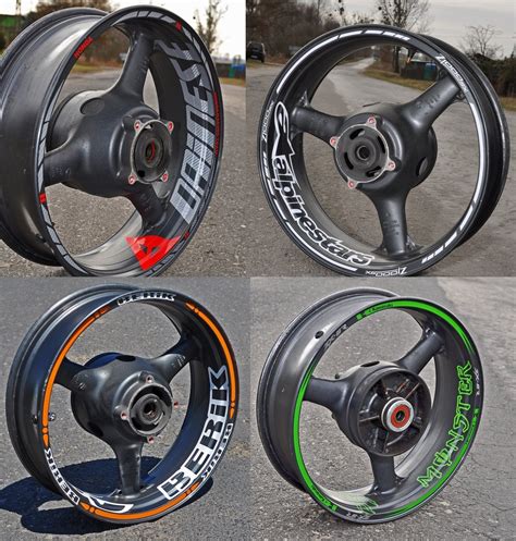 Naklejki Na Yamaha Kawasaki Honda Suzuki Felg 7113036176