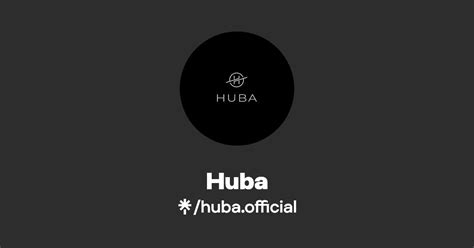 Huba Instagram Facebook Tiktok Linktree