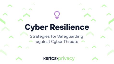cyber resilience strategies for safeguarding against cyber threats