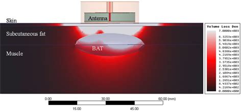 Shows The Volume Loss Density Pattern W M 3 Simulated In Hfss™ With Download Scientific