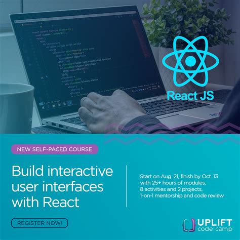 learn to build interactive user interfaces for websites using react at