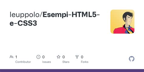 GitHub Leuppolo Esempi HTML E CSS
