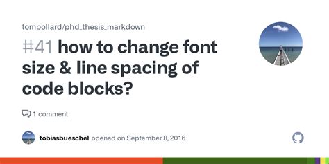 How To Change Font Size Line Spacing Of Code Blocks Issue 41
