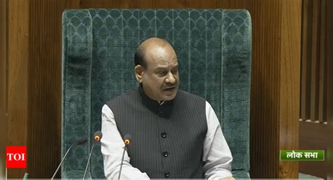 Lok Sabha Security Breach Speaker Om Birla Assures High Level Probe