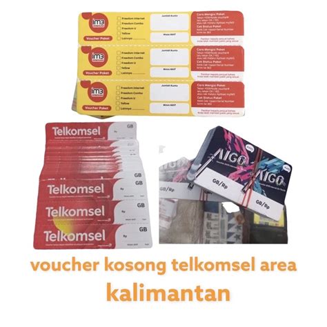 Jual Voucher Kosong Telkomsel Kalimantan Shopee Indonesia