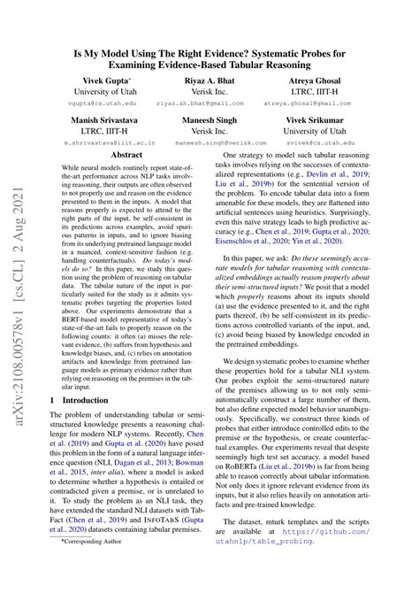 pdf is my model using the right evidence systematic probes for