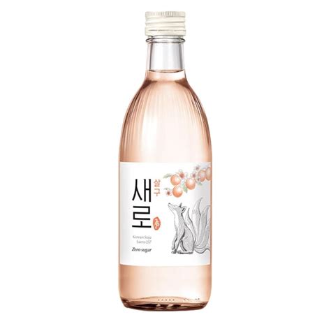 Lotte Zero Sugar Saero 257 Soju Apricot Flavour 새로 살구 소주 Abv 12