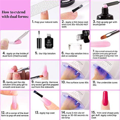 Beetles Poly Nail Gel Extension Gel Kit For Builder Nail Gel Nail Art