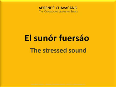 Aprende Chavacano 02 The Stressed Sounds In The Chavacano Language Ppt
