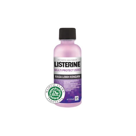 Listerine Multi Protect Zero Mouthwash Ml Kegunaan Efek Samping Dosis Dan Aturan Pakai