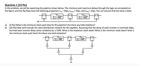 Solved B The Bottleneck Time C The Throughput Time Of T