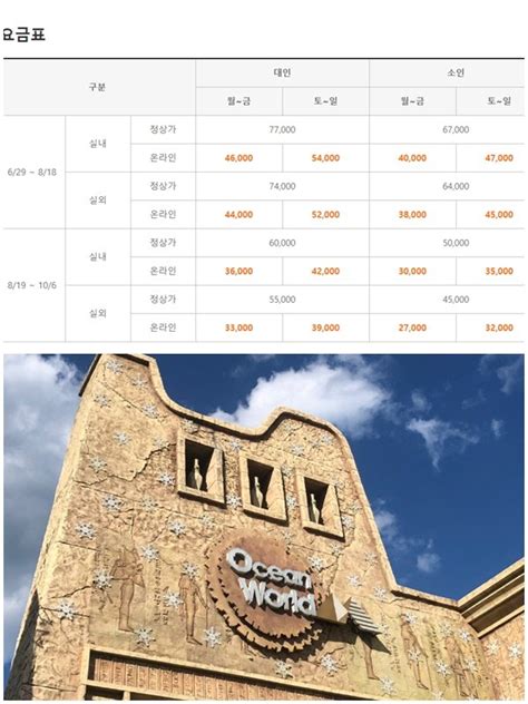 비발디파크 오션월드 준비물 가격 셔틀 정보 총정리 네이버 포스트