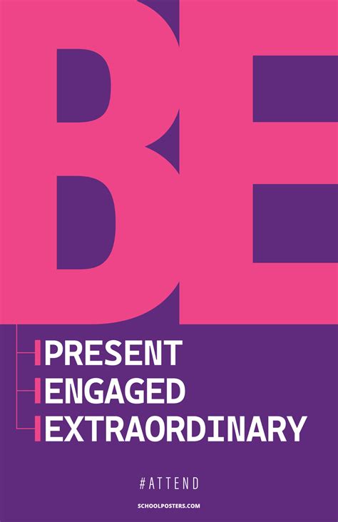 Student Attendance Poster Llc