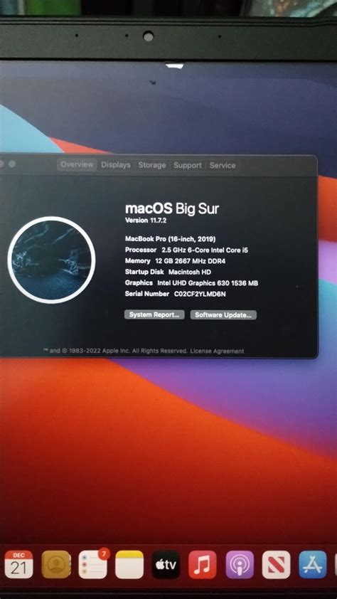 Success Msi Gf63 Thin 10scxr Running Macos Big Sur Rhackintosh
