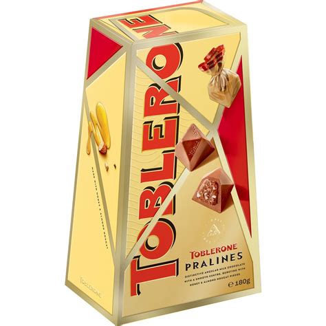 Toblerone Pralines Boxed Chocolate 180g Woolworths