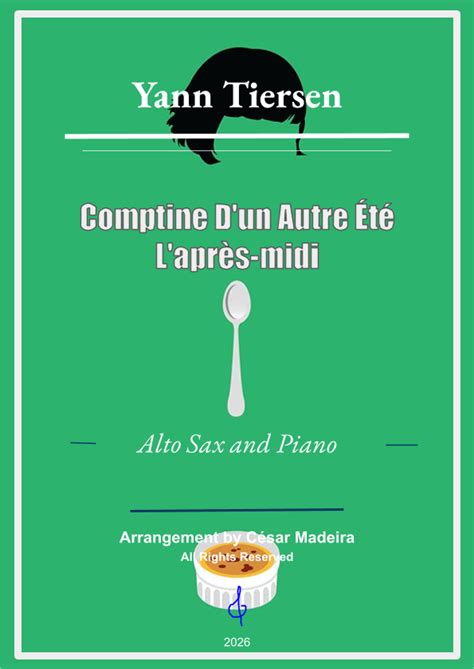 Comptine D Un Autre T L Apr S Midi Sheet Music Yann Tiersen Alto
