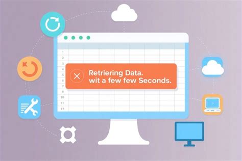 How To Fix Retrieving Data Wait A Few Seconds Error In Microsoft Excel Ricky Spears