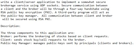 please write a c program that uses udp sockets for