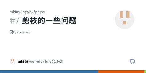 剪枝的一些问题 · Issue 7 · Midasklryolov5prune · Github