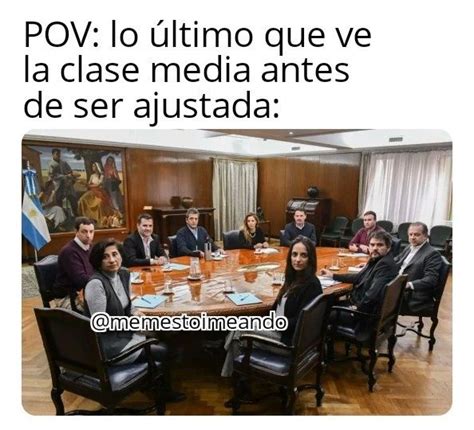 POV lo último que ve la clase media antes de ser ajustada Memes