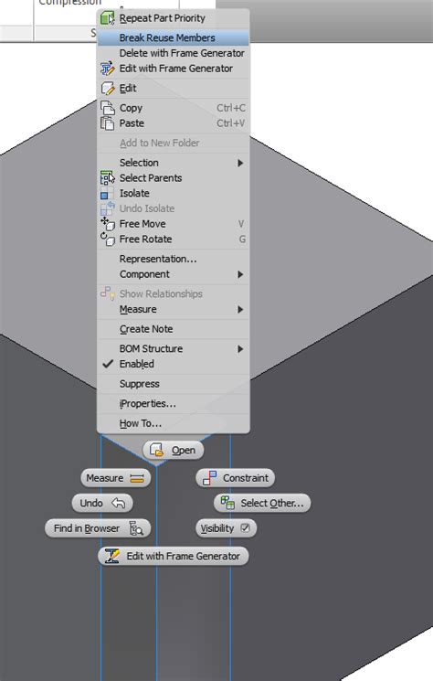 Break Reuse Member In Frame Generator Autodesk Community