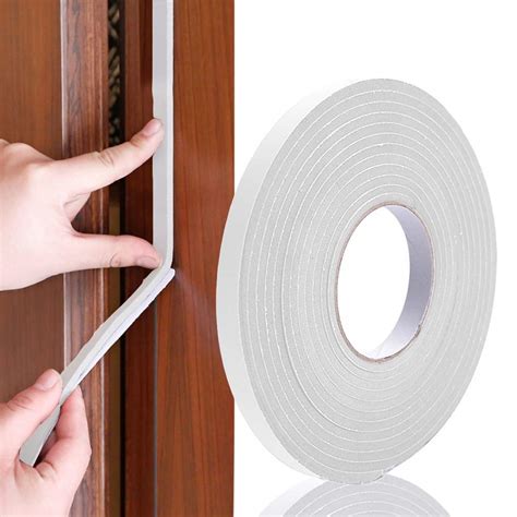 AmiciCare Gap Sealing Tape Self Adhesive Foam Tape For Doors Windows Dust And Noise Insulation