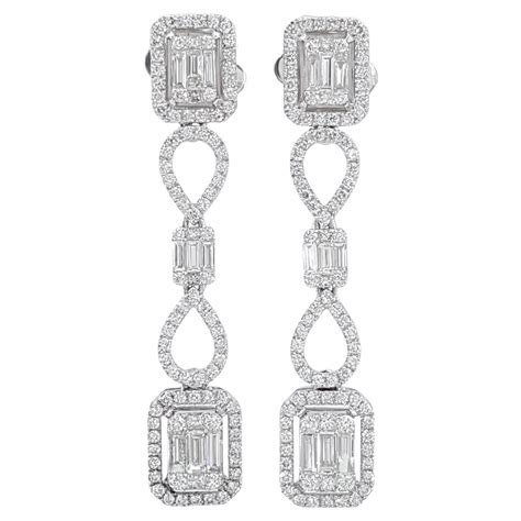 4 Carat Round Cut Diamond Stud Earrings For Sale At 1stdibs 4 Carat