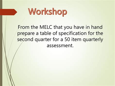 Constructing Table Of Specificationpptx
