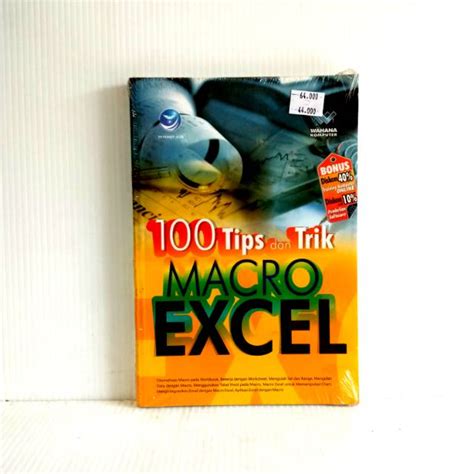 Jual Buku 100 Tips Dan Trik Macro Excel Original Shopee Indonesia