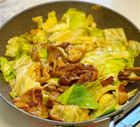 ♡オイマヨでコクうま！とろ卵豚キャベツ♡【簡単レシピ 時短 節約 豚肉レシピ】 Mizukiオフィシャルブログ 「♡奇跡のキッチン♡」