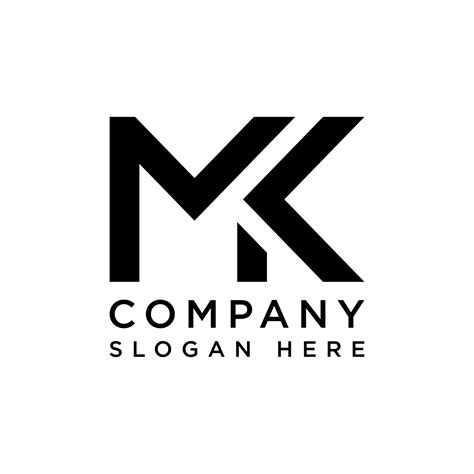 Letter Mk Logo Icon And Vector 14534429 Vector Art At Vecteezy