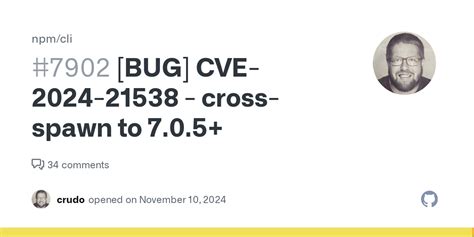 Bug Cve Cross Spawn To Issue Npm Cli