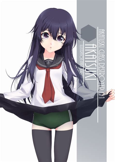 Safebooru 1girl Akatsuki Kantai Collection Anchor Symbol Artist